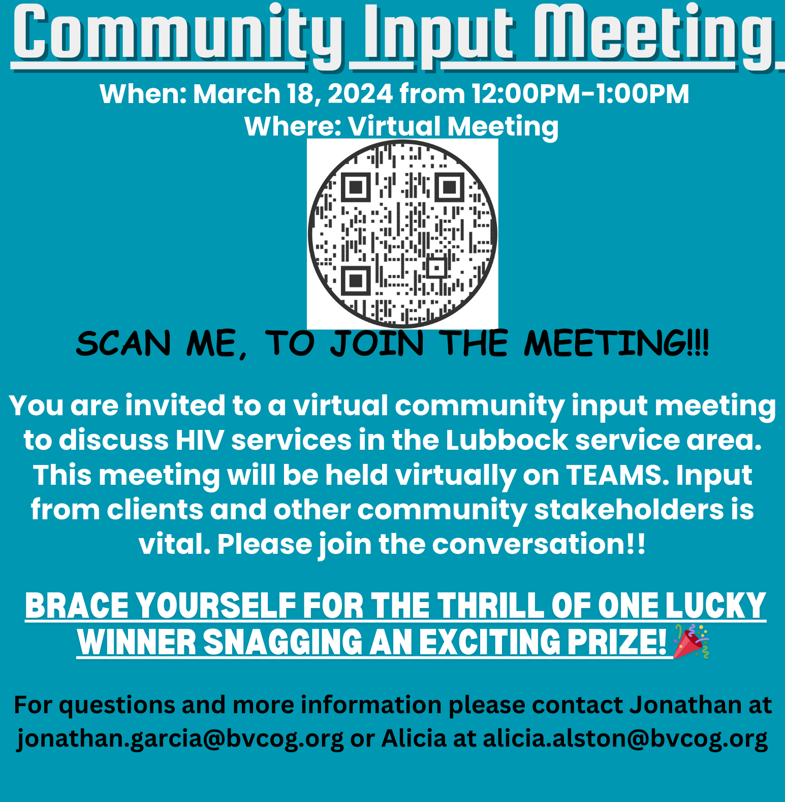 HIV Resources Community Input Meeting | News & Events | SPCAA | South ...